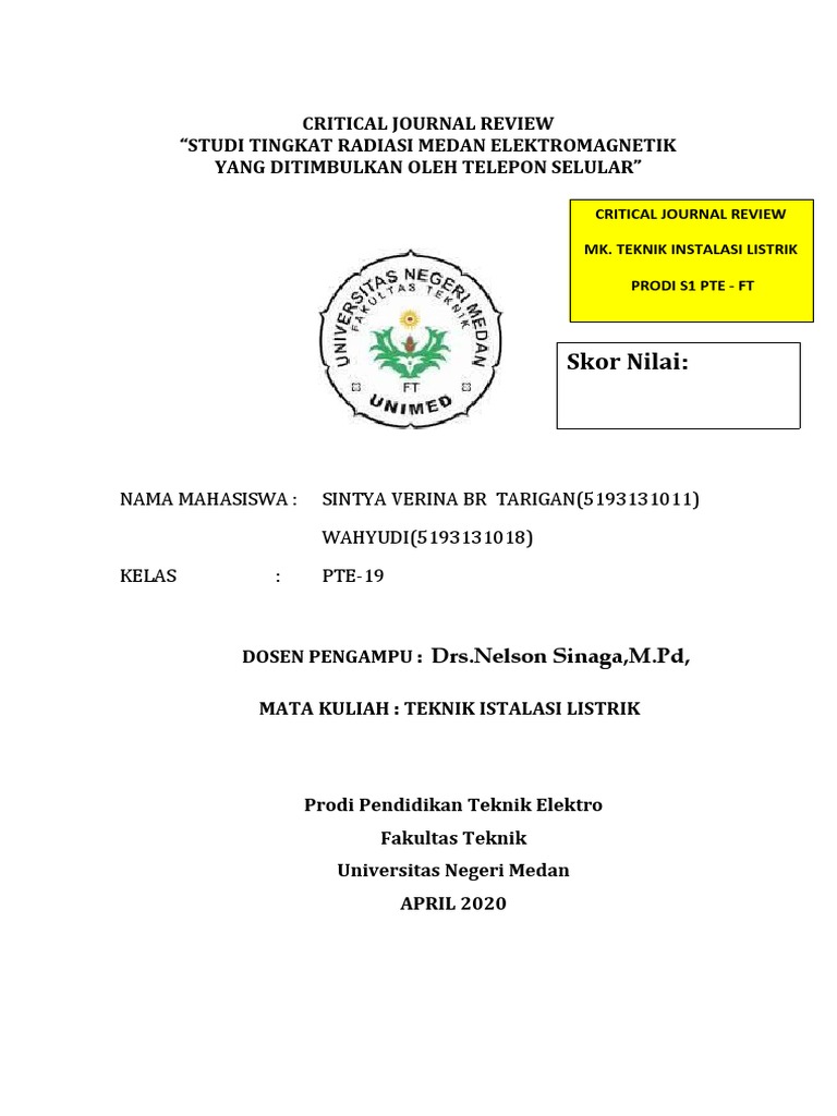 CJR Teknik Instalasi Listrik | PDF | Teknologi & Rekayasa
