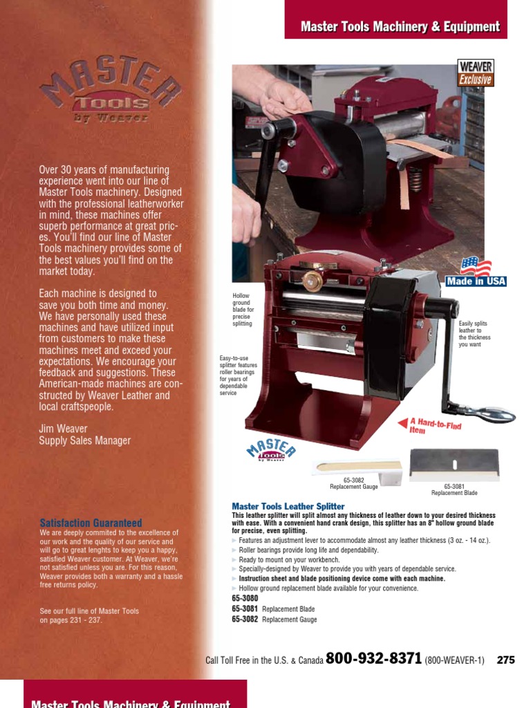 Master Tools Machinery & Equipment: Exclusive | PDF | Blade | Bearing ...