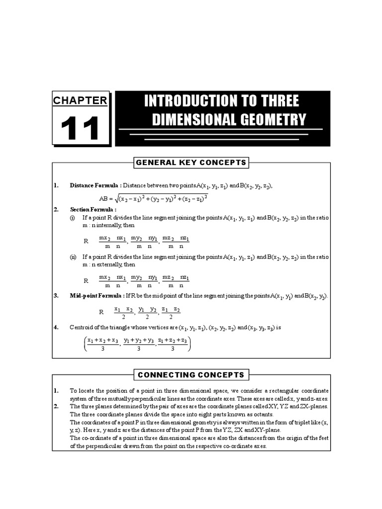 SOLUTION: 3d Geometry Formulas Class 12 Studypool, 41% OFF