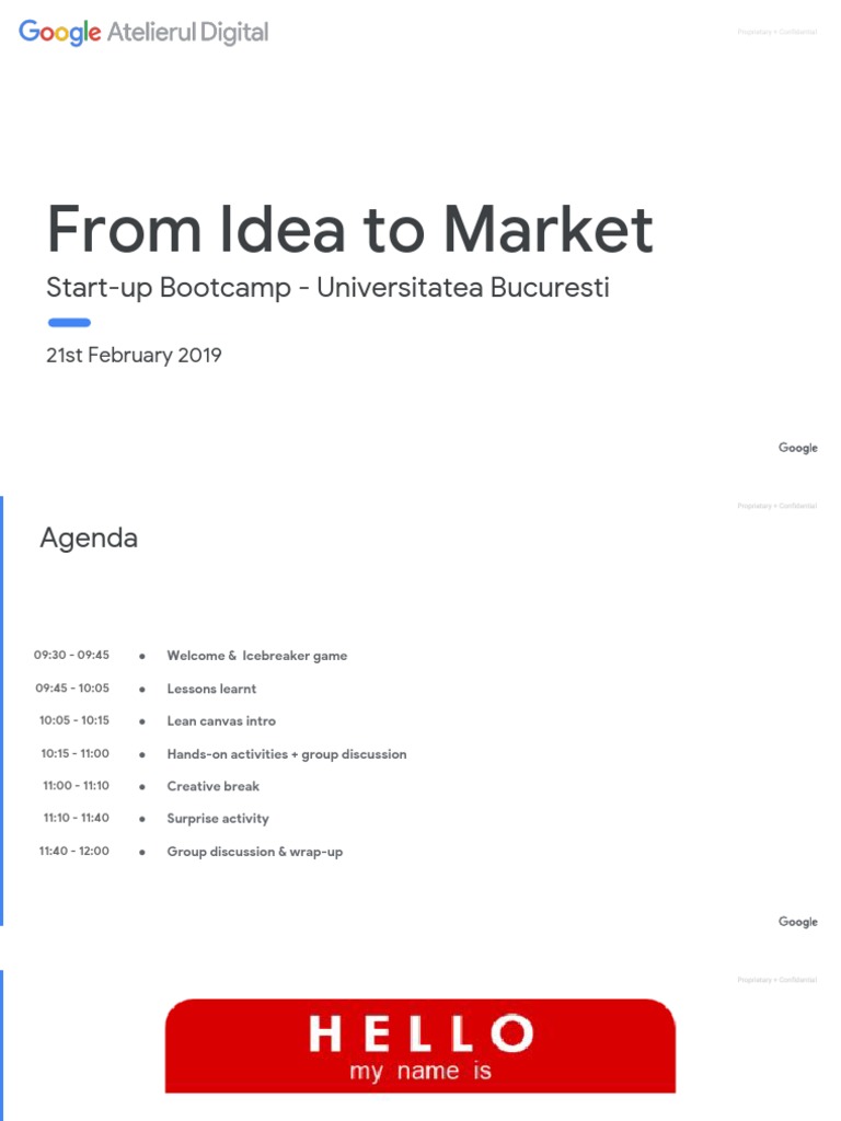 From Idea To Market PDF | PDF | Startup Company | Small Business ...