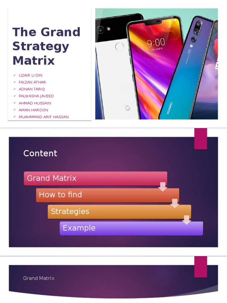Grand Matrix-1 | PDF | Business | Market (Economics)