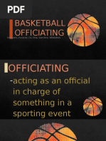 Duties and Responsibilities of The Official in Basketball | PDF ...