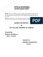 Ojt-Weekly Journal Template | PDF | Career & Growth
