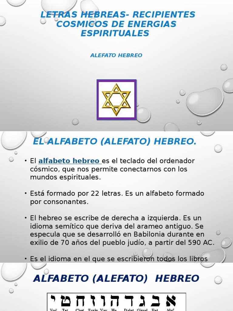 1.-Alefato Hebreo. Taller 1 V-2018 | PDF | Lenguaje hebreo | Tora