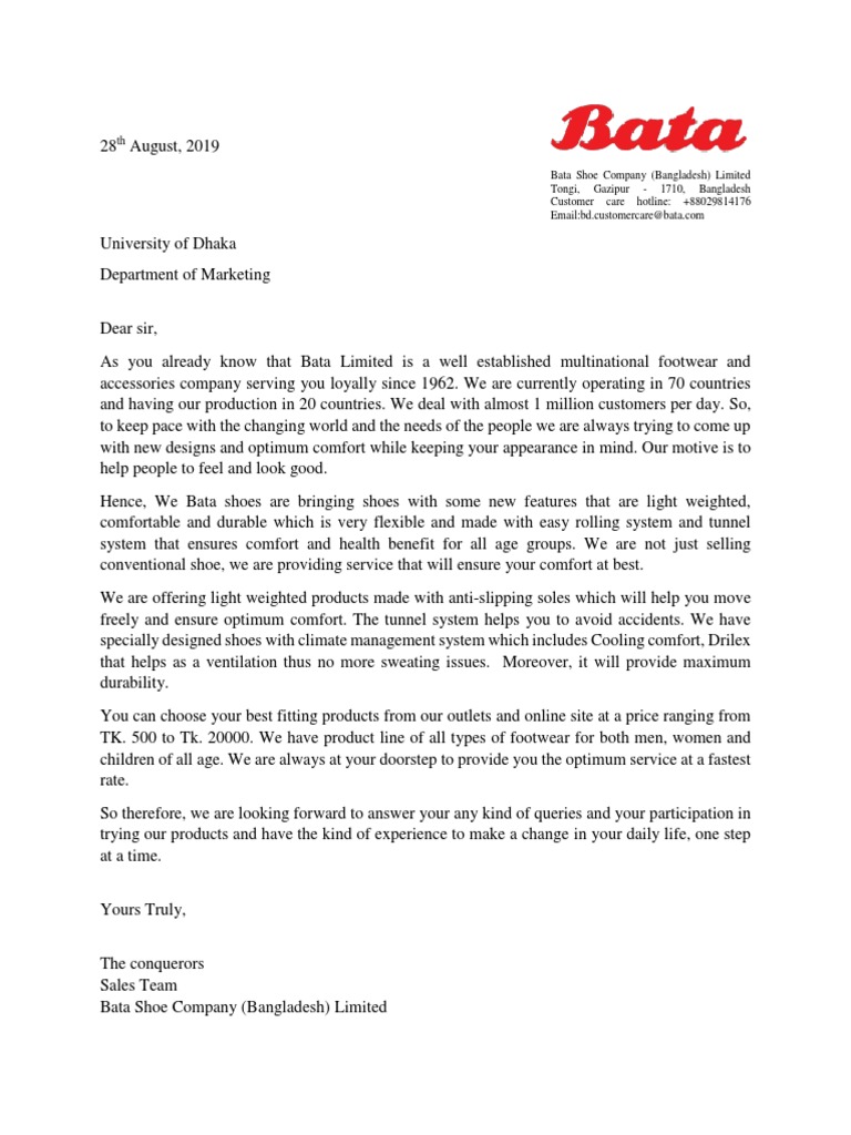 Final Proposal Letter PDF | PDF