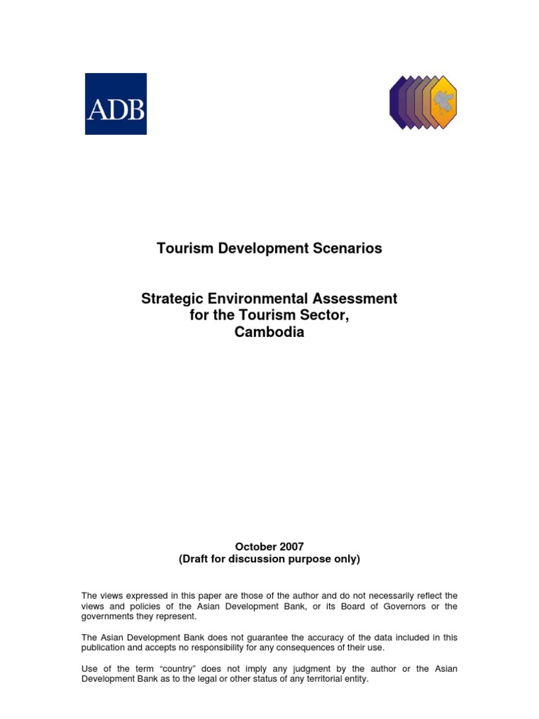 Tourism Development Scenarios: October 2007 (Draft For Discussion ...
