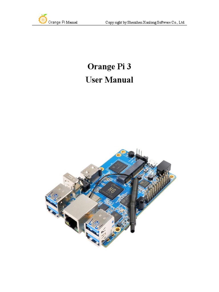 P573811-Orangepi 3 - User Manual - v1.0 PDF | PDF | Linux | Booting