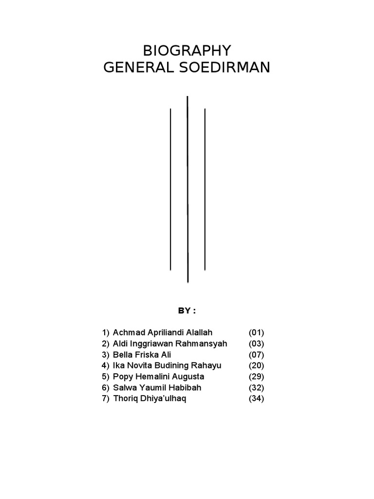 Biography General Soedirman | PDF | Politics Of Indonesia | Military