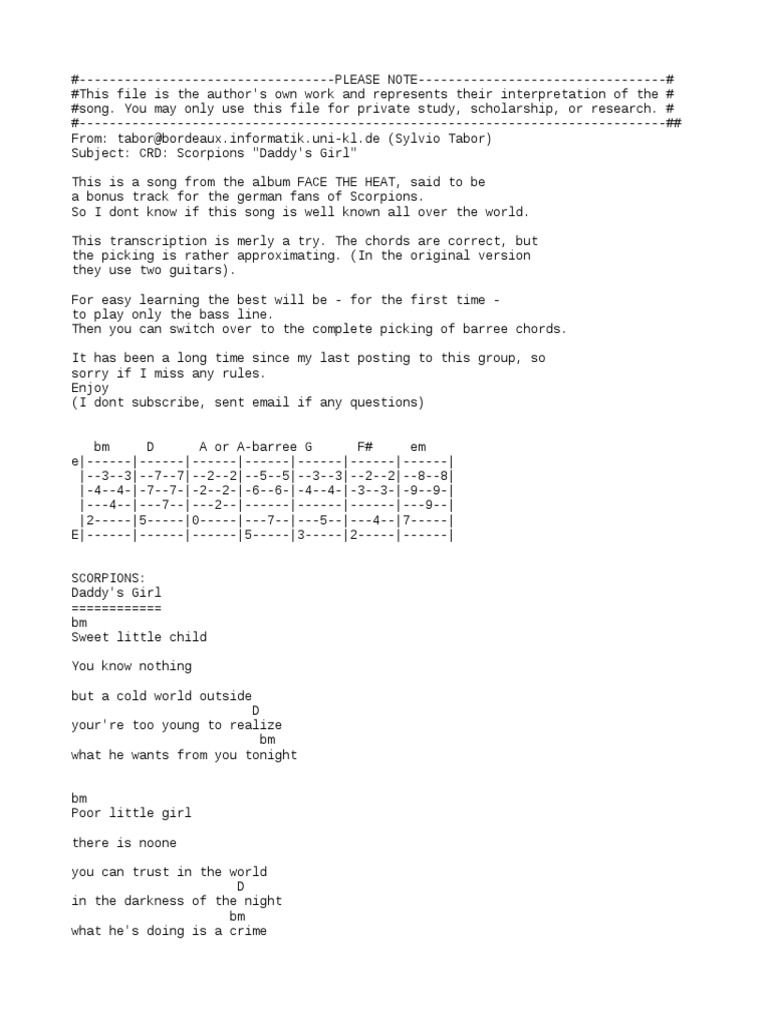 Daddys Girl Pdf