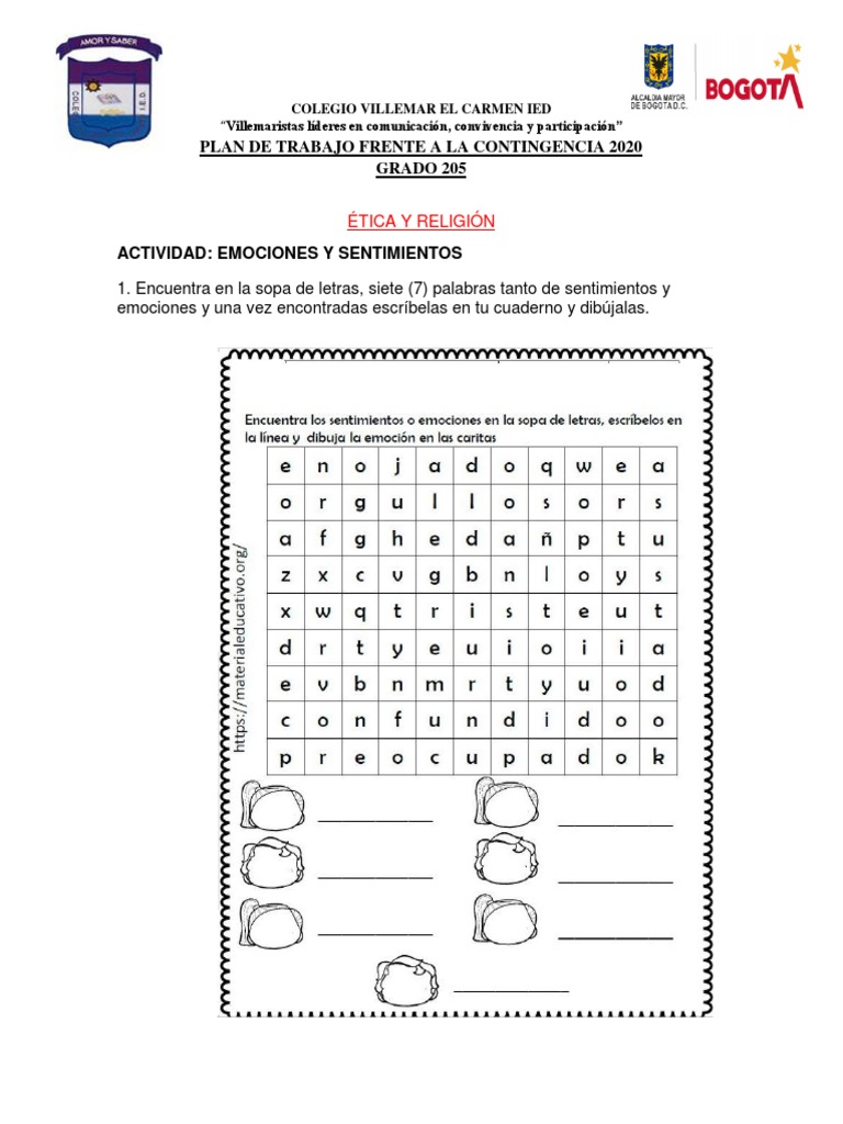 Etica - Religión Semana 3 | PDF | Relaciones personales, crianza y ...