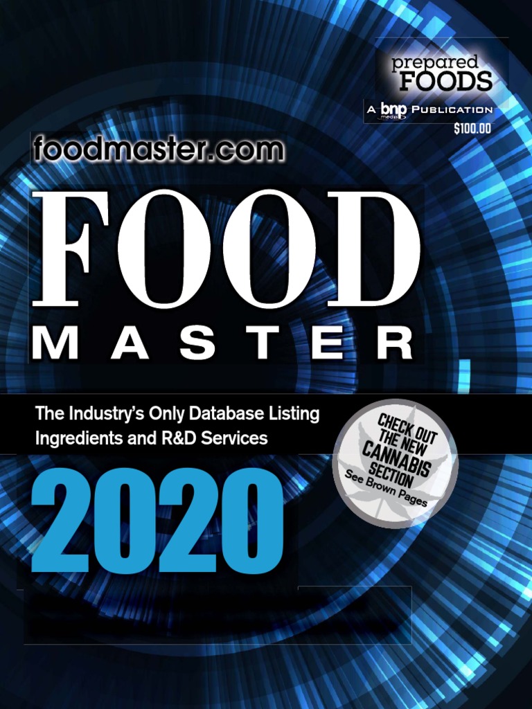 Food Master Ingredients 2020 PDF | PDF | Flavor | Drink