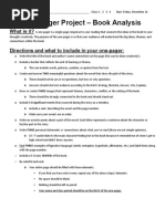 Fahrenheit 451 One-Pager Guidelines | PDF | Art