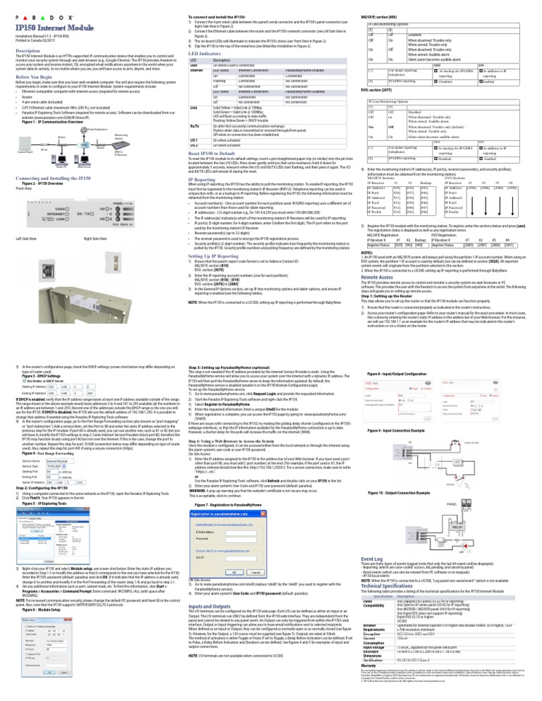 Manual Instalacion IP150 PDF | PDF | Port (Computer Networking ...