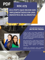 POP-PROCEDIMENTO OPERACIONAL PADRÃO - RDC - 275 - 2002 - Da - ANVISA - em - Resumo - e ...