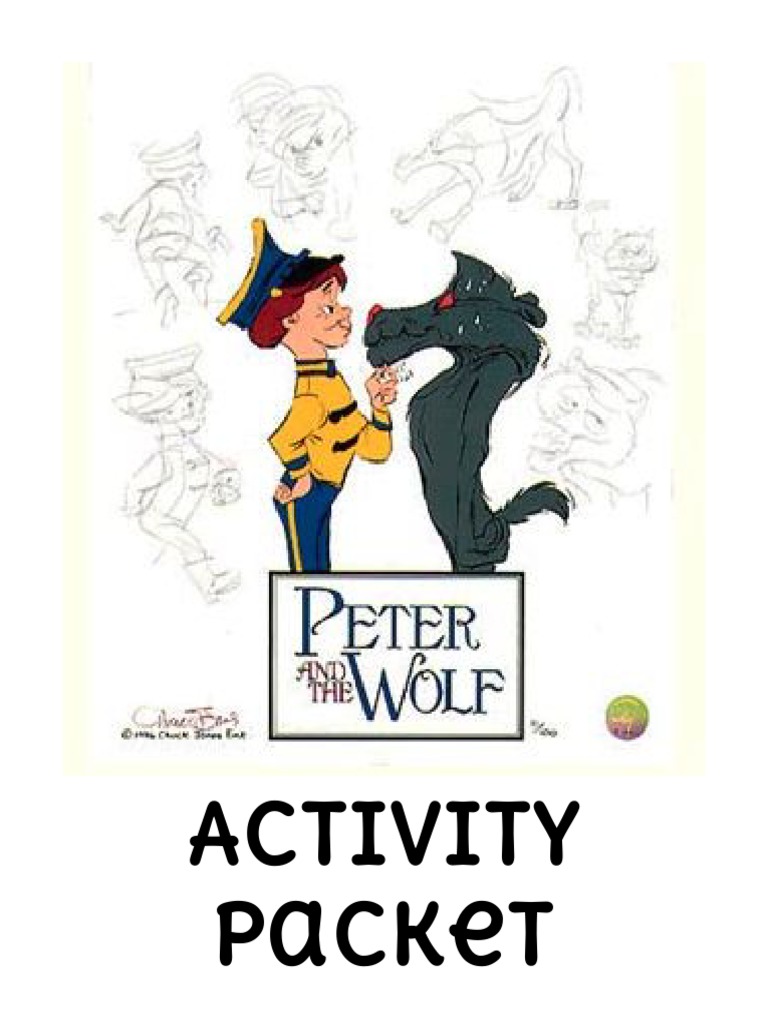Peter and The Wolf Activity Packet | PDF | Entertainment (General)