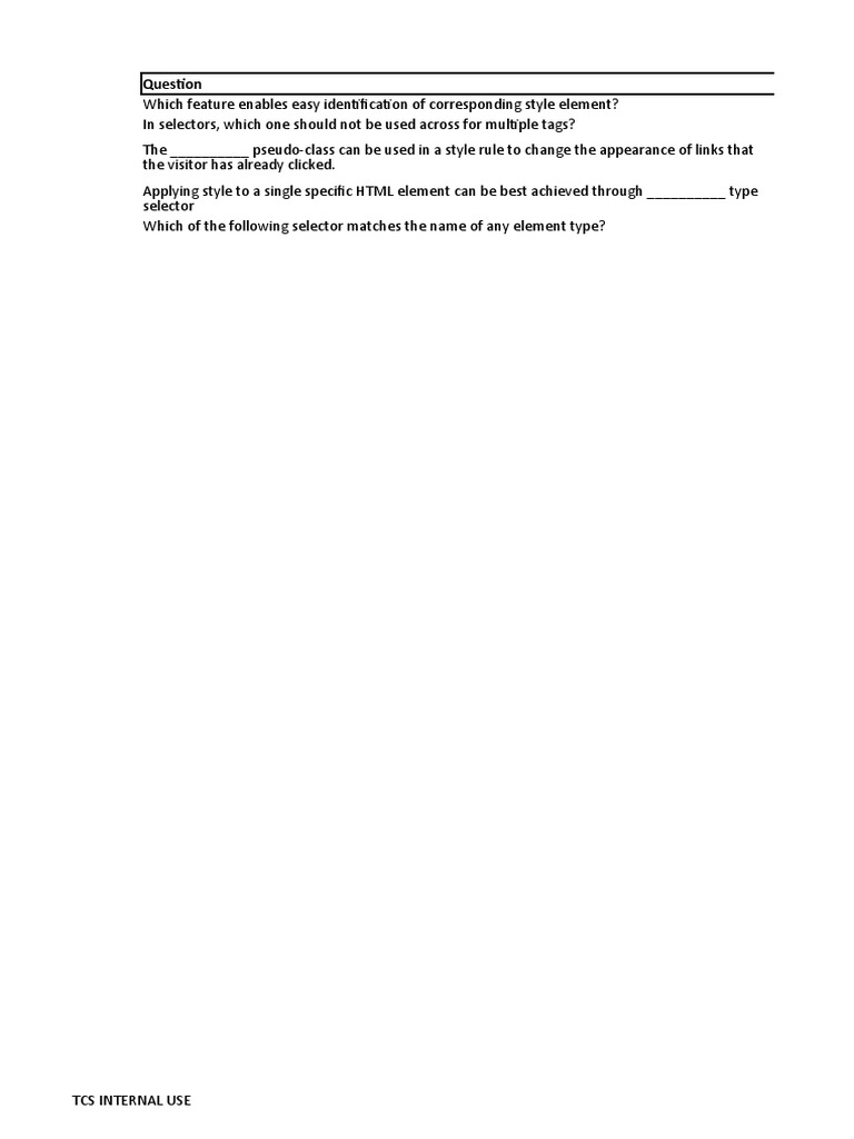 Styling With CSS3 | PDF