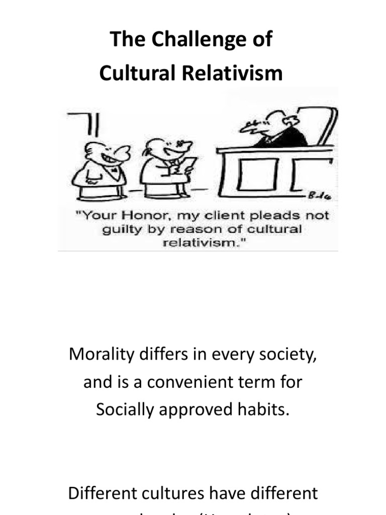 4 Cultural Relativism PDF | PDF | Philosophical Theories | Social ...
