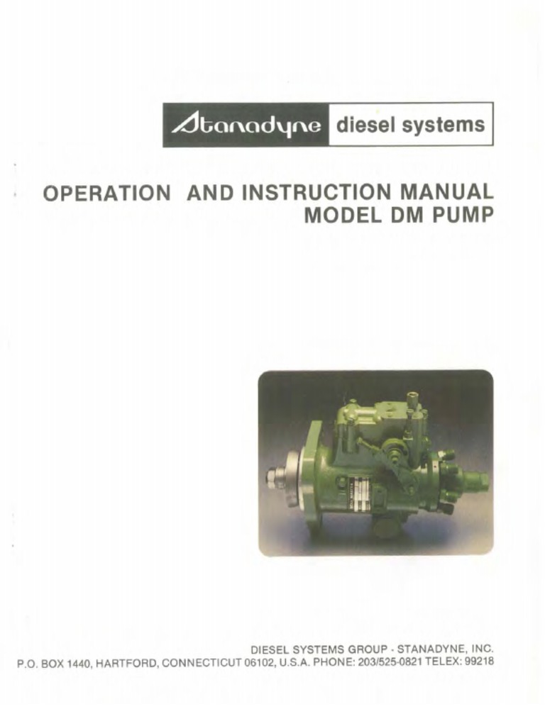 Roosa Master DM Pump PDF | PDF