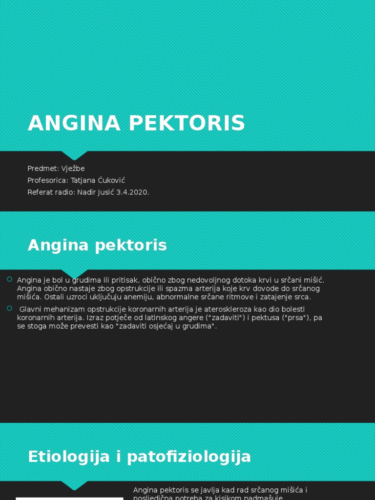 Angina Pektoris | PDF