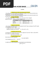 Tableau des pKa des acides et bases | PDF | Matériaux | Acide