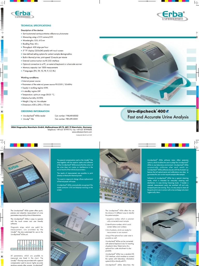 Erba Uro-Dipcheck 400e PDF | PDF