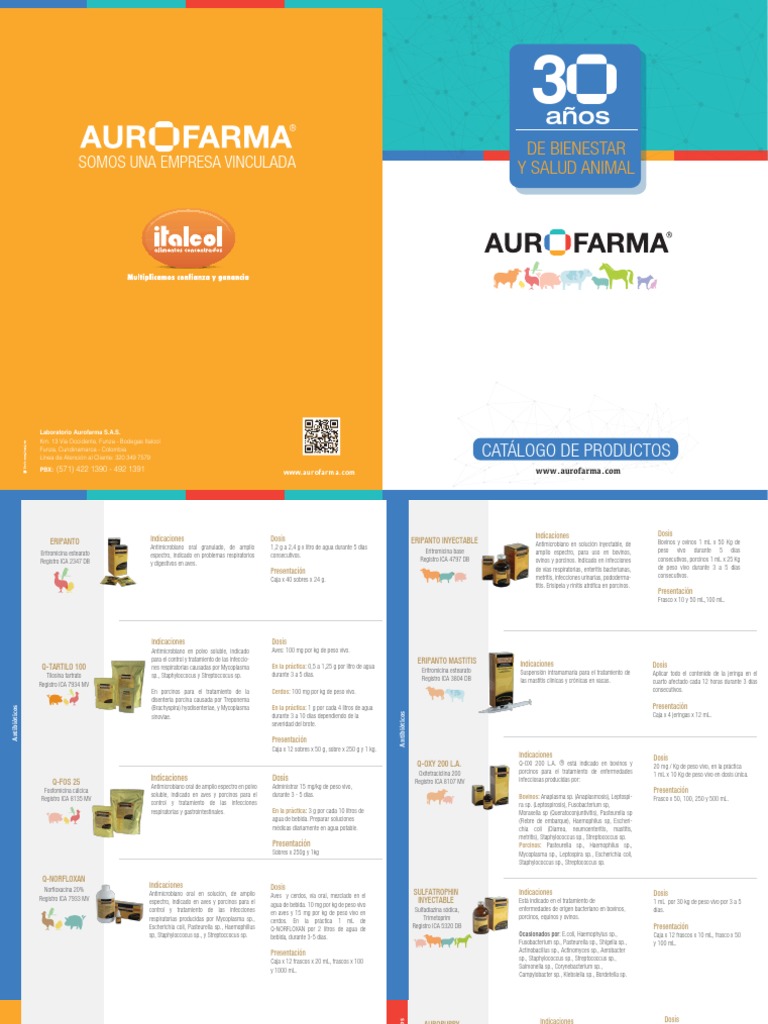 Aurofarma Catalogo | PDF | Penicilina | Oveja