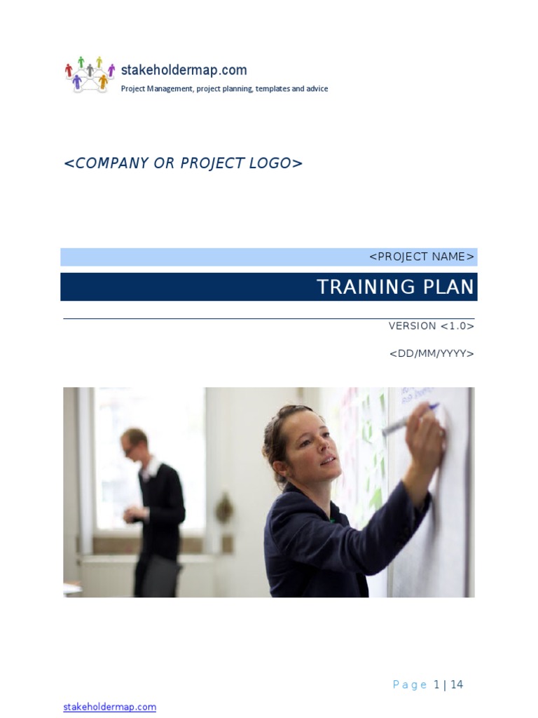 A Training Plan Template for Project Management Training | PDF ...