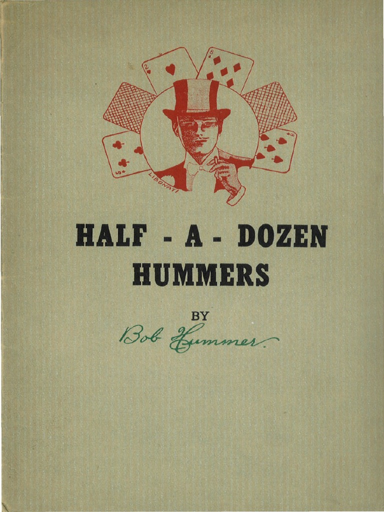 Bob Hummers - Half - A-Dozen Hummers PDF | PDF | Playing Cards | Ephemera