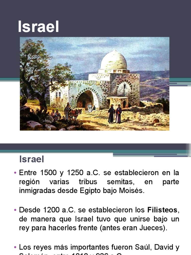 La historia de Israel desde su establecimiento hasta su dominio por ...
