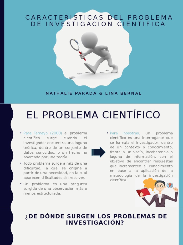 Caracteristicas Del Problema de Investigacion Cientifica | PDF | Método ...