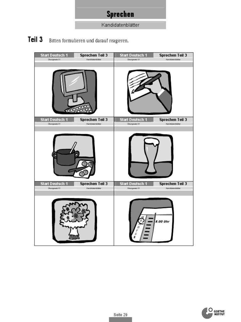 Sprechen Teil 3 PDF | PDF