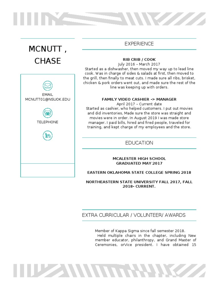 Mcnutt Resume | PDF