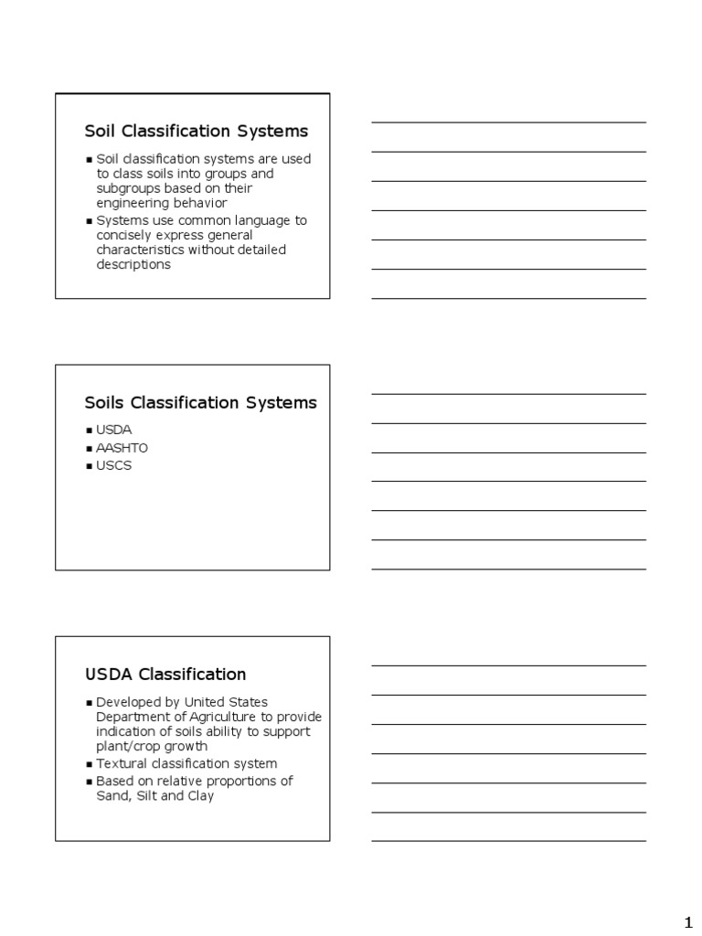 Soil Classification Us Download Free Pdf Silt Sand