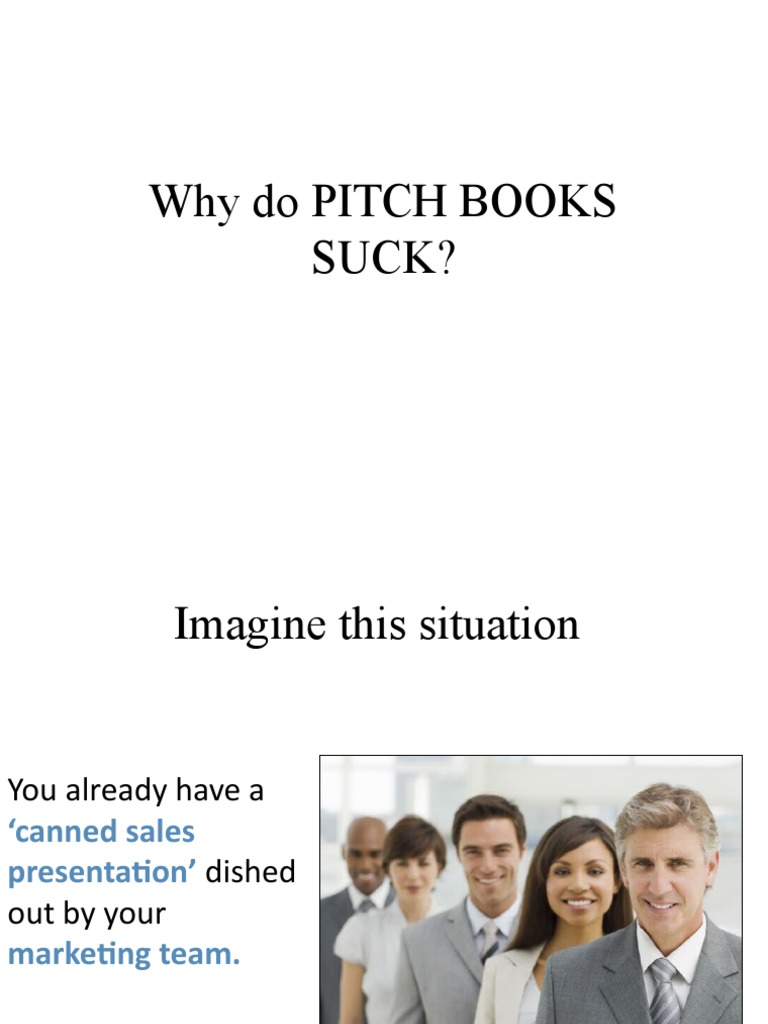 Engaging Pitch Books for Sales | PDF