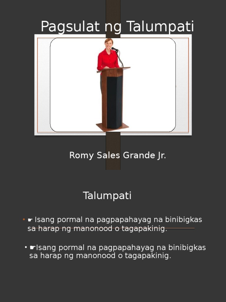 Modyul 5 Pagsulat NG Talumpati | PDF