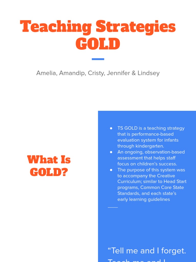 Ts Gold | Download Free PDF | Educational Assessment | Teachers