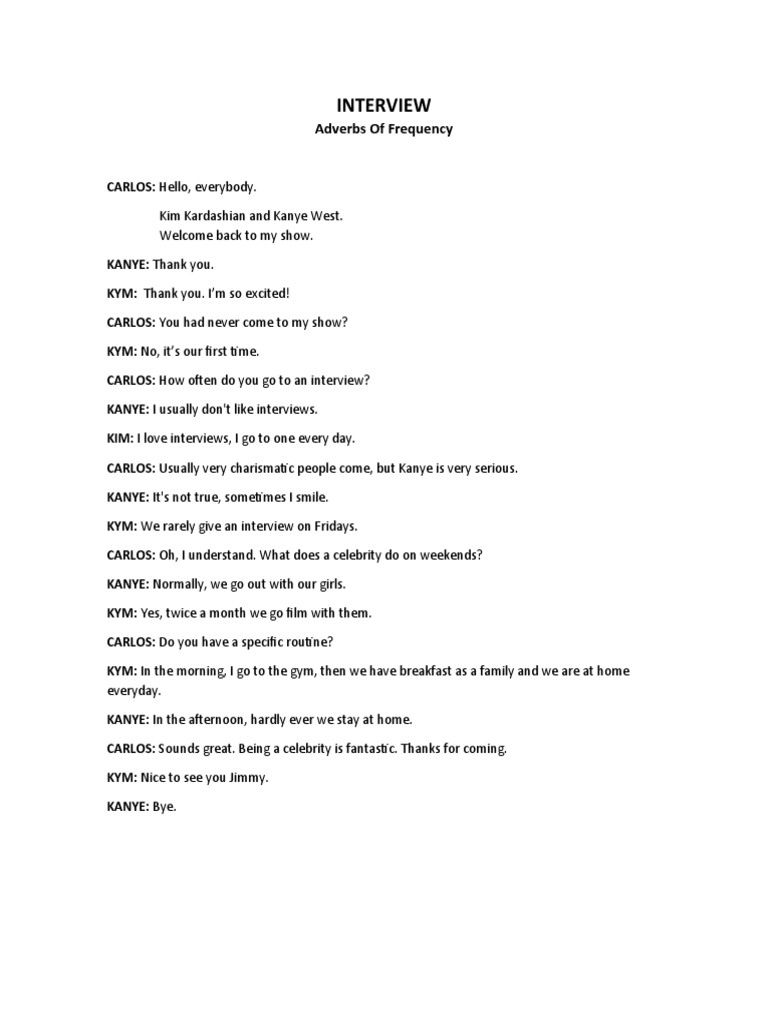 Celebrity Interview Insights | PDF