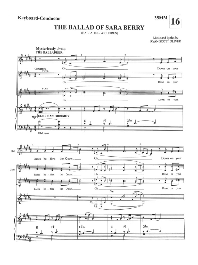 Ballad of Sara Berry | PDF