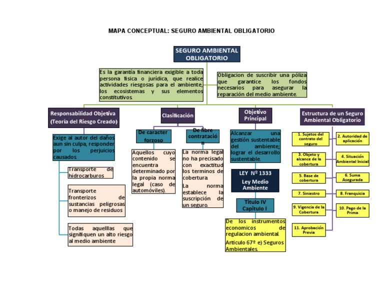 Mapa Conceptual SAO | PDF | Póliza de seguros | Seguro