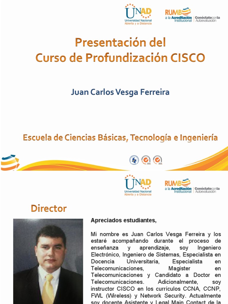 Presentacion Del Curso | PDF | Certificaciones de Cisco | Plan de estudios