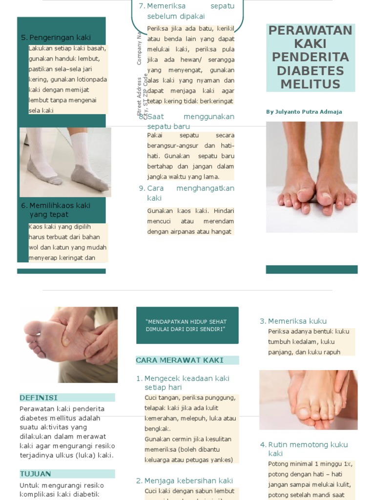 Leaflet Perawatan Kaki | PDF