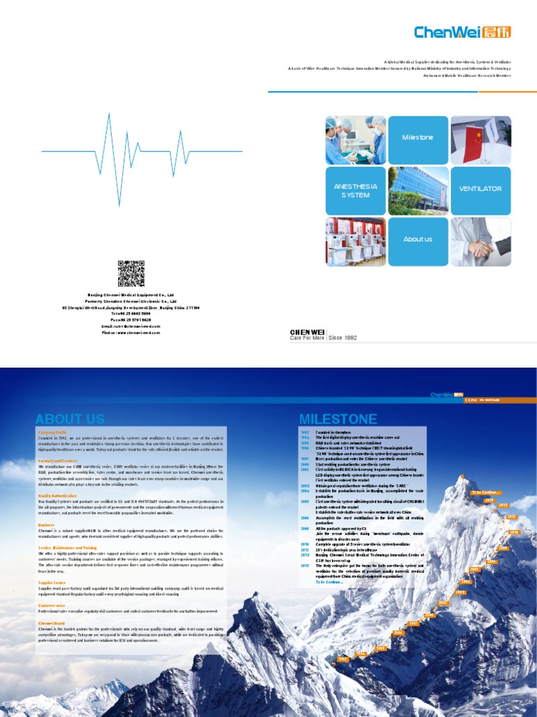 2018 CHENWEI Anesthesia Systemventilator | PDF | Breathing | Anesthesia