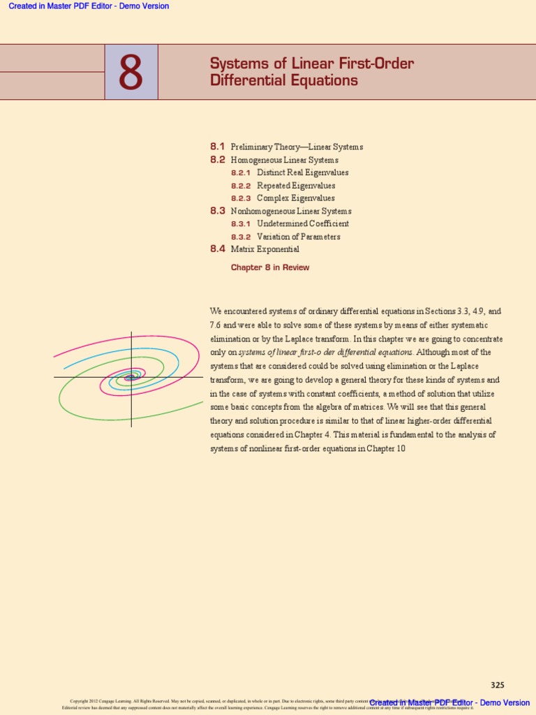 Sistemas Edo PDF | PDF | System Of Linear Equations | Ordinary Differential Equation
