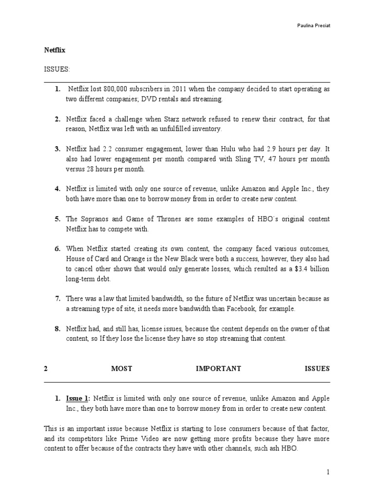Netflix Case Analysis Ready | PDF | Netflix | Focus Group
