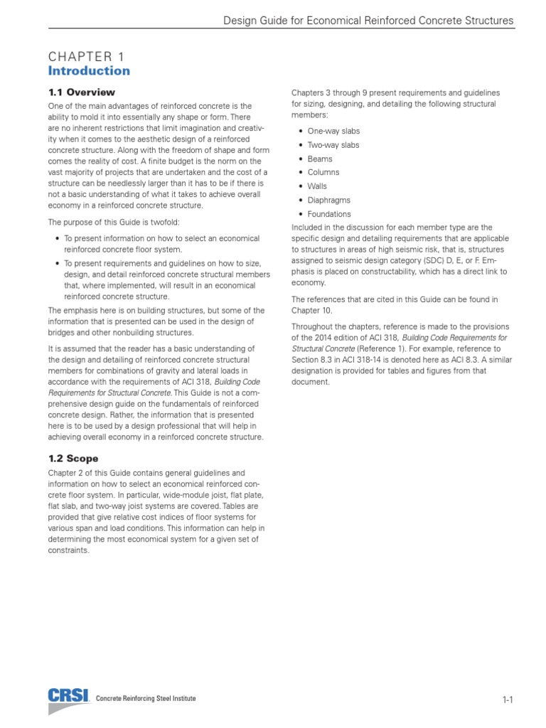 Economical Concrete Design Guide | PDF | Concrete | Reinforced Concrete