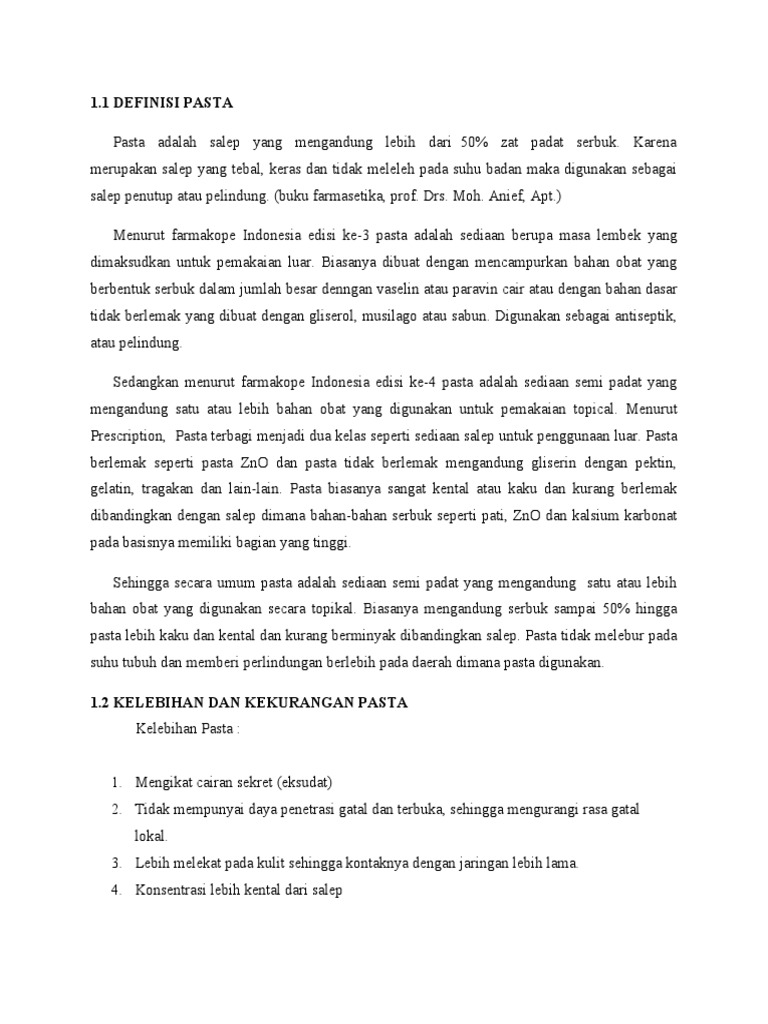 Panduan Lengkap Tentang Pasta | PDF