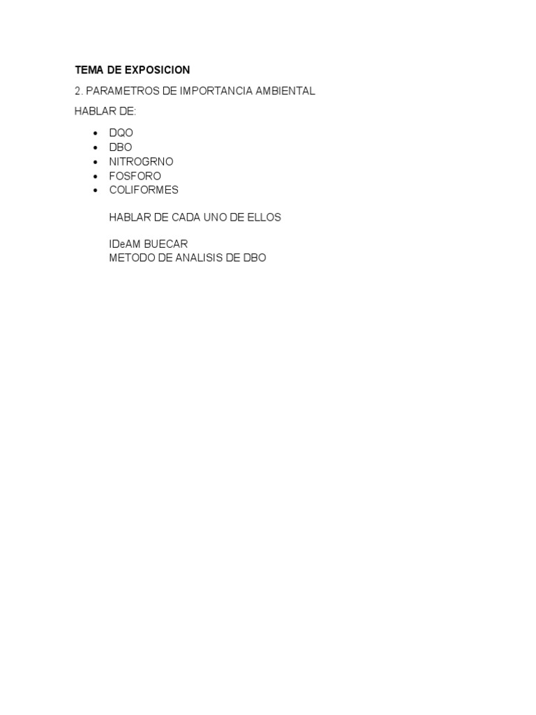 Tema de Exposicion | PDF