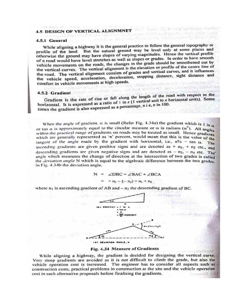 Highway Module 2 Vertical Alignment | PDF