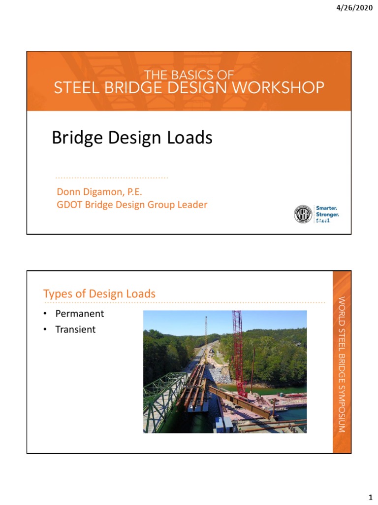 Nsba Basics of Steel Bridge Design Workshop - Part 1b | PDF ...