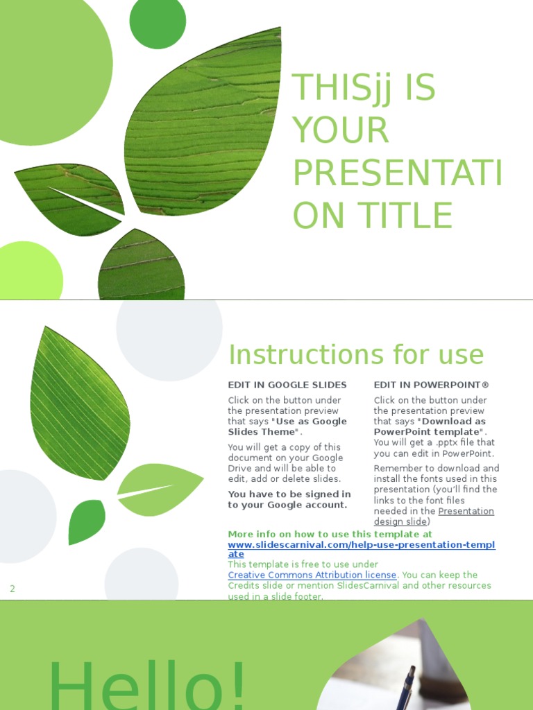 Solanio SlidesCarnival | PDF | Color | Blue